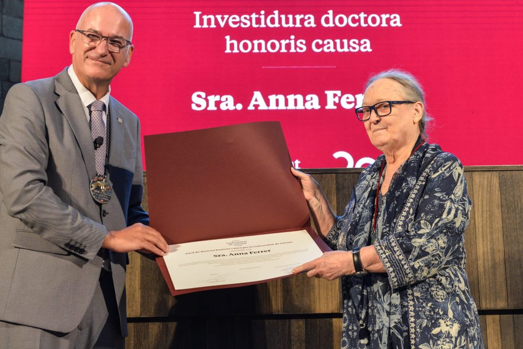 Anne Ferrer receives honorary doctorate from a Spanish university ...